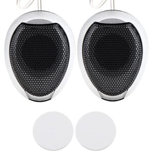 drisentri car speakers, 2pcs car tweeters 1000w universal high efficiency mini dome tweeter speakers for car audio system