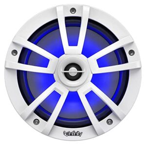 Infinity Mobile Marine Performance Series 8" 2 way speaker with RGB lighting - White