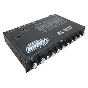 audio legion al-eq7 7 band 1/2 din car audio equalizer