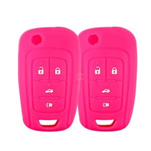 2x New Key Fob Remote Silicone Cover Fit - For Select GM Vehicles. OHT01060512 etc.