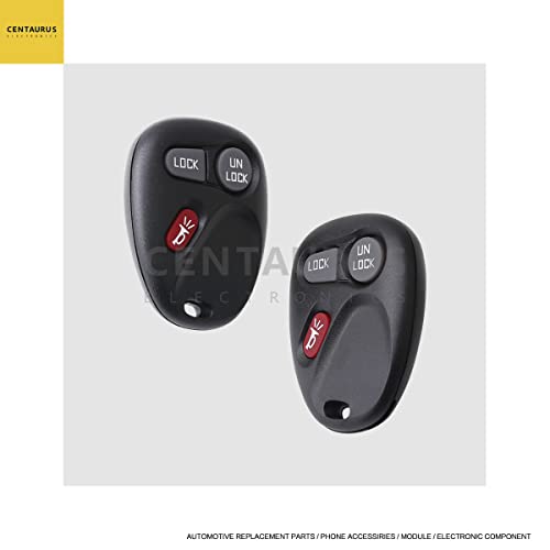 EXAUTOPONE 2Pcs KOBLEAR1XT Car Key Fob Keyless Entry Remote 3-btn Compatible with Escalade Yukon Sonoma S10 15042968