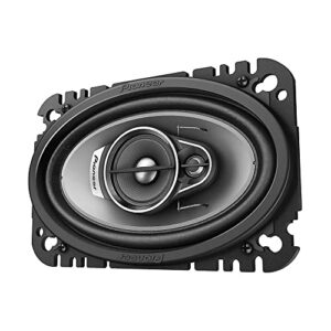 PIONEER TS-A462F A Series 4"x 6" 3-Way, 210 W Max Power, Carbon/Mica-Reinforced IMPP Cone, 11mm Tweeter and 1-5/8" Cone Midrange - Coaxial Speakers (Pair)