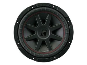 kicker compvr 10-inch (25cm) subwoofer, dvc, 2-ohm, 350w