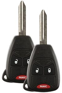 discount keyless replacement uncut car keyless entry remote fob key compatible with oht692713aa, oht692427aa, kobdt04a (2 pack)