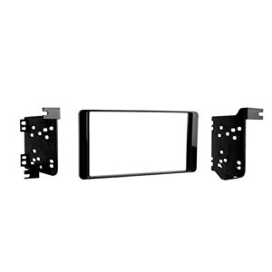 metra electronics 95-7015chg custom fit mounting kit double din radio provision incl.: radio housing trim panel/brackets/screws custom fit mounting kit