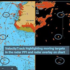 Simrad HALO20+ 36 NM 20-inch Pulse Compression Radar, 60 RPM, with Collision Avoidance and VelocityTrack, Dual Range Doppler Technology Built-in