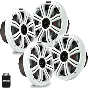 kicker 6.5″ white marine speakers (qty-4) 2 pairs of oem replacement speakers