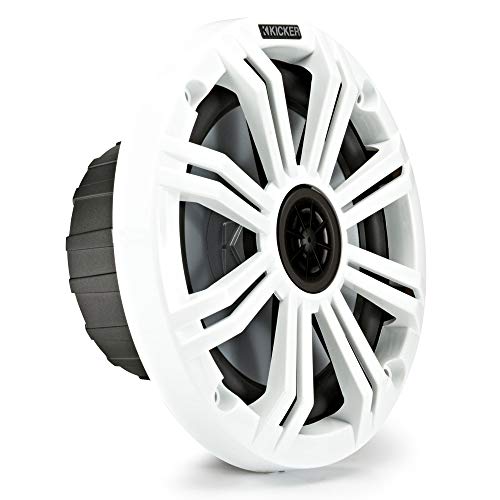 KICKER 6.5" White Marine Speakers (Qty-4) 2 Pairs of OEM Replacement Speakers