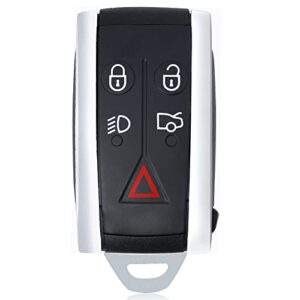 aichiyu keyless entry smart remote key fob replacement for jaguar xf xfr xj8 xk xk8 xkr 2007 2008 2009 2010 2011 2012 2013 2014 2015 fcc id: kr55wk49244 kr55wk45694 315mhz pcf7953 chip