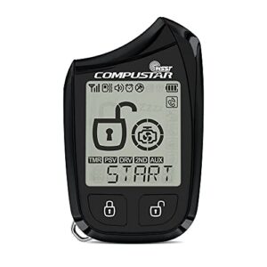 compustar 2w901r-ss 5b 2-way lcd, 1-mile remote