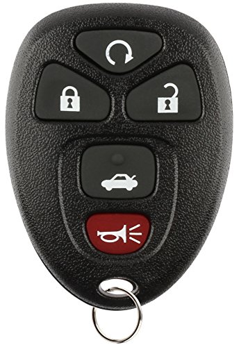 Discount Keyless Replacement Key Fob Car Remote and Uncut Transponder Key Compatible with OUC60270, 15912860, ID 46