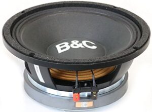 b&c b and c 10″ mid bass super power woofer, black