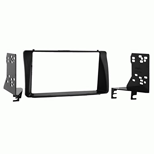 Carxtc Double Din Install Car Stereo Dash Kit for a Aftermarket Radio Fits 2003-2008 Toyota Corolla Trim Bezel is Black