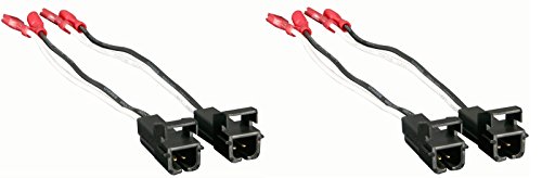 (2) Pair of Metra 72-4568 Speaker Wire Adapters for Selected General Motor Vehicles - 4 Total Adapters