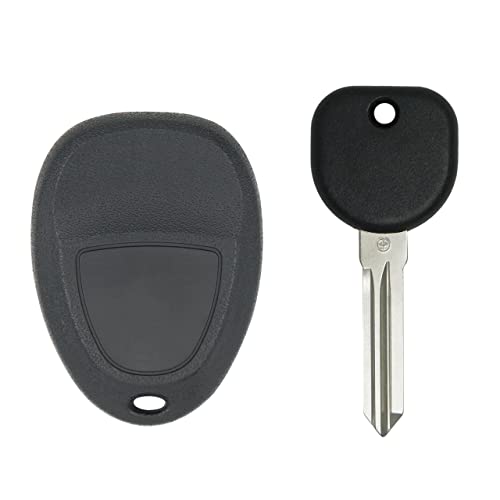 Keyless2Go Replacement for New Keyless Entry Remote Start Car Key Fob for 22733524 KOBGT04A with New Uncut Transponder Ignition Car Key Circle Plus B111