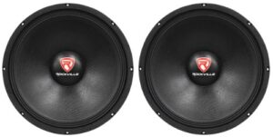 rockville (2) new rvp15w8 2000 watt 15″ pro subwoofers 8 ohm raw sub woofers