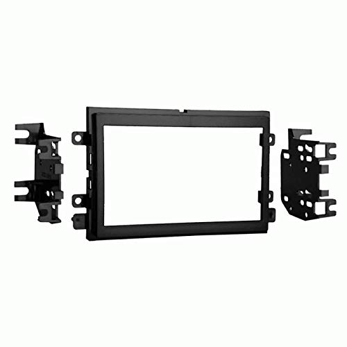 Carxtc Double Din Install Car Stereo Dash Kit for a Aftermarket Radio Fits 2011-2012 Ford F250 F-350 F-450 F-550 Trim Bezel is Black