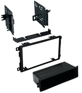 ai gmk421 radio replacement 1990-2012 gm dash kit , black