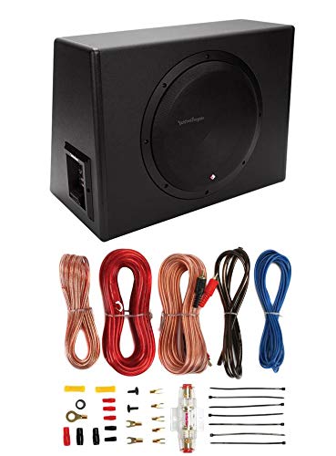 Rockford Fosgate P300-12 12" 300W Sealed Powered Subwoofer Sub Enclosure+Amp Kit