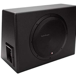 Rockford Fosgate P300-12 12" 300W Sealed Powered Subwoofer Sub Enclosure+Amp Kit