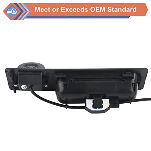 ZONFANT HD 1280x720p Rear View Camera,Trunk Handle Rear View Reverse Backup Camera Compatible with BMW F Series 3/4/5 X3 X4 F30 F32 F10 F11 F25