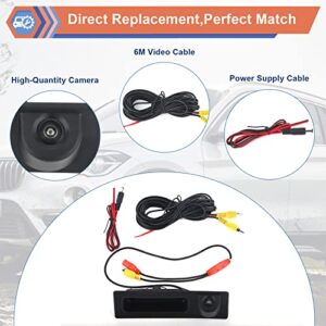 ZONFANT HD 1280x720p Rear View Camera,Trunk Handle Rear View Reverse Backup Camera Compatible with BMW F Series 3/4/5 X3 X4 F30 F32 F10 F11 F25