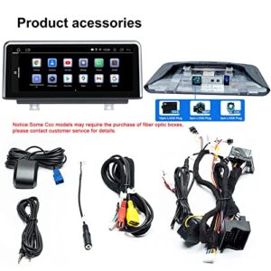 Car GPS Navigator Android 11 Auto Stereo for BMW 3 Series 4 Series F30 F31 F32 F33 F34 F36 with iDrive System Retained 10.25 inch Touch Screen with Carplay, NBT System Octa Core 6GB RAM 128GB ROM