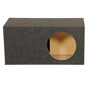 q power single 12 inch spl xl heavy-duty side ported subwoofer enclosure (used)