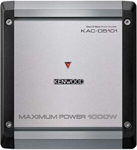 kenwood kac-d5101 1000w max power 4-ohms mono amp class d