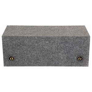 Q Power HD210 VENTED Dual 10" Heavy Duty Vented Subwoofer Enclosure with 1" Front Baffle