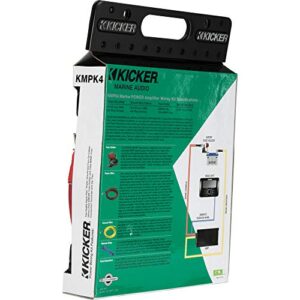 Kicker 47KMPK4 Marine 4awg Amp Power Kit