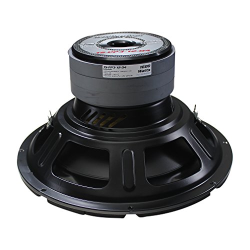 Audiopipe TSPP312D4 12" Woofer, 1600W Max, Dual 4 Ohm