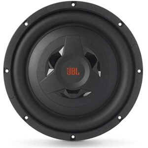 JBL Club WS1000 10" Shallow Mount subwoofer w/SSI (Selectable Smart Impedance) Switch from 2 to 4 ohm Bundled with Alphasonik Earbuds