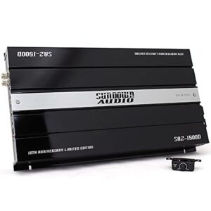 sundown audio saz-1500d (limited edition) 1500w rms monoblock amplifier