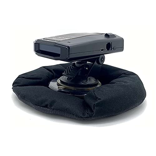 Car Dashboard Platform Beanbag & Suction Cup Mount for Radar Detector Escort Passport 9500 Max 360c Redline EX iX Uniden R7 R8 R9 DFR7 RAD Radenso XP SP DS1 Whistler Cobra ESD XRS SPX Valentine One