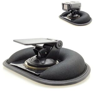 Car Dashboard Platform Beanbag & Suction Cup Mount for Radar Detector Escort Passport 9500 Max 360c Redline EX iX Uniden R7 R8 R9 DFR7 RAD Radenso XP SP DS1 Whistler Cobra ESD XRS SPX Valentine One