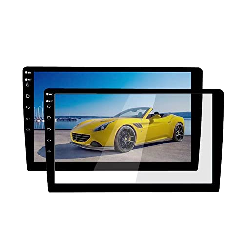 Screen Protector 9 inch Car GPS Navigation Tempered Glass Screen Universal Car Stickers Fit for Podofo Teyes CC3 CC2 CC2L Spro X1 Plus Double Din Android Car Stereo Multimedia Video Player (9 inch)