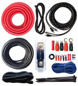 soundbox 4 gauge oxygen free copper awg amplifier install kit complete amp wire