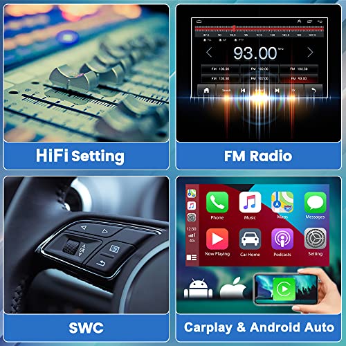 Wireless Apple Carplay Android Auto Car Radio for Honda CRV 2002-2006 Stereo, [2G+32G] Hikity Android 11 Car Stereo 9 Inch Touch Screen Bluetooth GPS WiFi HiFi FM RDS Radio + Dual USB Input