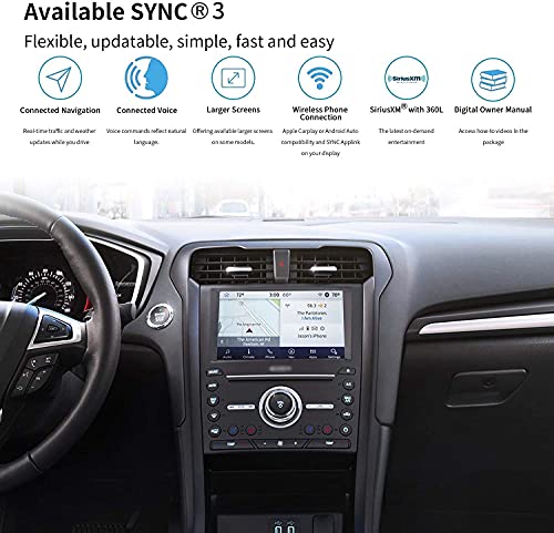 SYNC 2 to SYNC 3 Upgrade Kits for Ford F150, Wireless Carplay SYNC 3.4 Interface Module 8-Inch Capacitive Touch Screen APIM Module, GPS Navigation