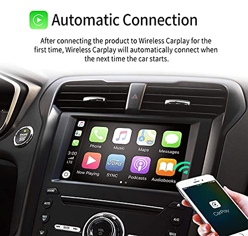 SYNC 2 to SYNC 3 Upgrade Kits for Ford F150, Wireless Carplay SYNC 3.4 Interface Module 8-Inch Capacitive Touch Screen APIM Module, GPS Navigation