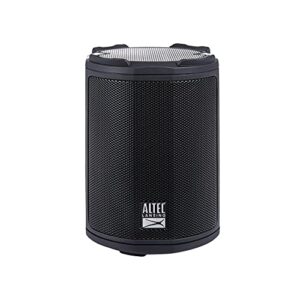 altec lansing hydramotion wireless bluetooth speaker with 360 degree sound, portable ip67 waterproof for outdoors, shockproof, snowproof, everything proof, 12 hour playtime (black)