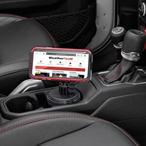 WeatherTech CupFone Two View-Universal Phone Cradle Mount with Black Plastic Knobs