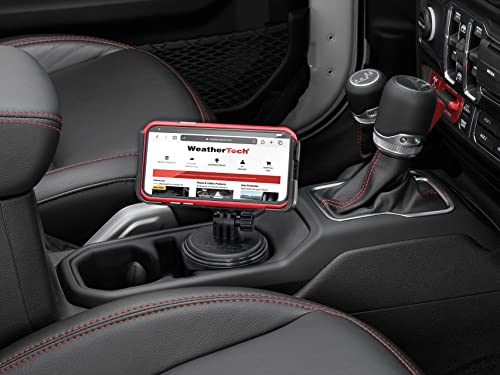 WeatherTech CupFone Two View-Universal Phone Cradle Mount with Black Plastic Knobs