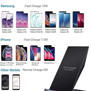 NANAMI Bundle of Wireless Chargers Set, Fast Wireless Charging Stand and Pad, Type-C Ports Charging Station for Home Office