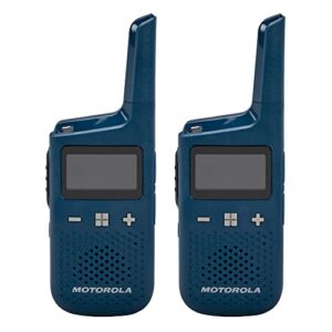 t383 blue 25 mile 2 way radio w/charging dock