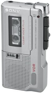 sony m-560v microcassette voice recorder