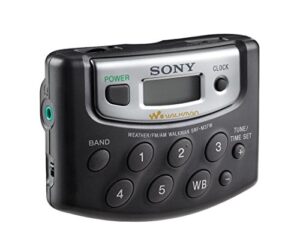 sony srf-m37w walkman digital tuning weather/fm/am stereo radio (black)