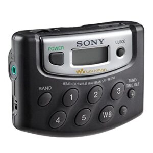 Sony SRF-M37W Walkman Digital Tuning Weather/FM/AM Stereo Radio (Black)