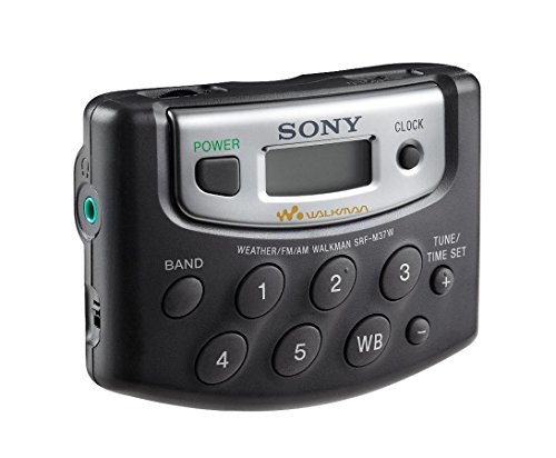 Sony SRF-M37W Walkman Digital Tuning Weather/FM/AM Stereo Radio (Black)